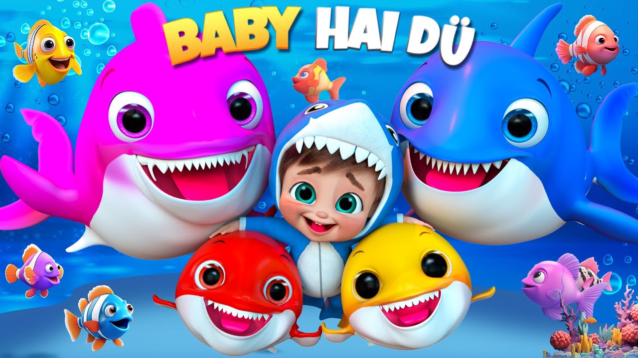 Baby Hai Renn weg , DIE 90 BESTEN Kinderlieder-Mix 💛🌛⭐️ Nacht Lied ...