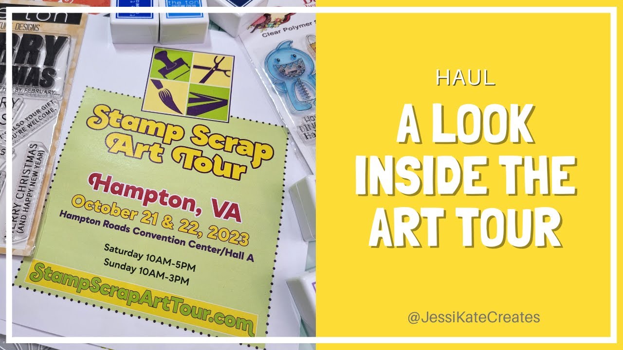 Stamp Scrap Art Tour 2023 in Hampton, VA | Haul & A Look Inside - YouTube
