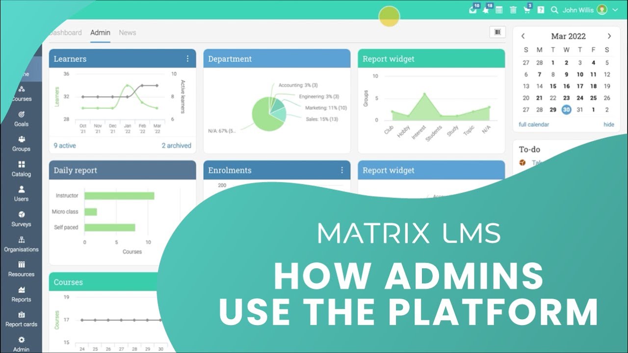 How admins use MATRIX LMS - YouTube