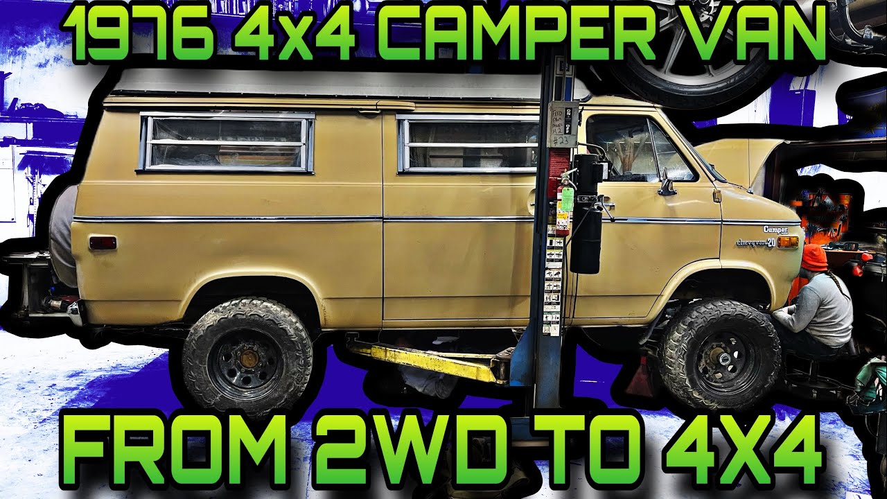 1976 4x4 Camper Van Conversion Build - The Swim Shop 4x4 Vans - YouTube