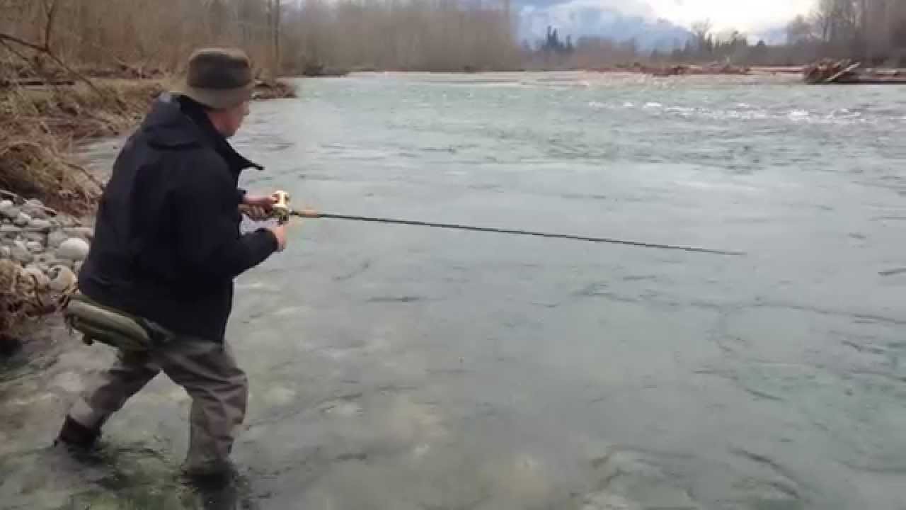 Vedder River Steelhead Fishing - Fish ON! - YouTube