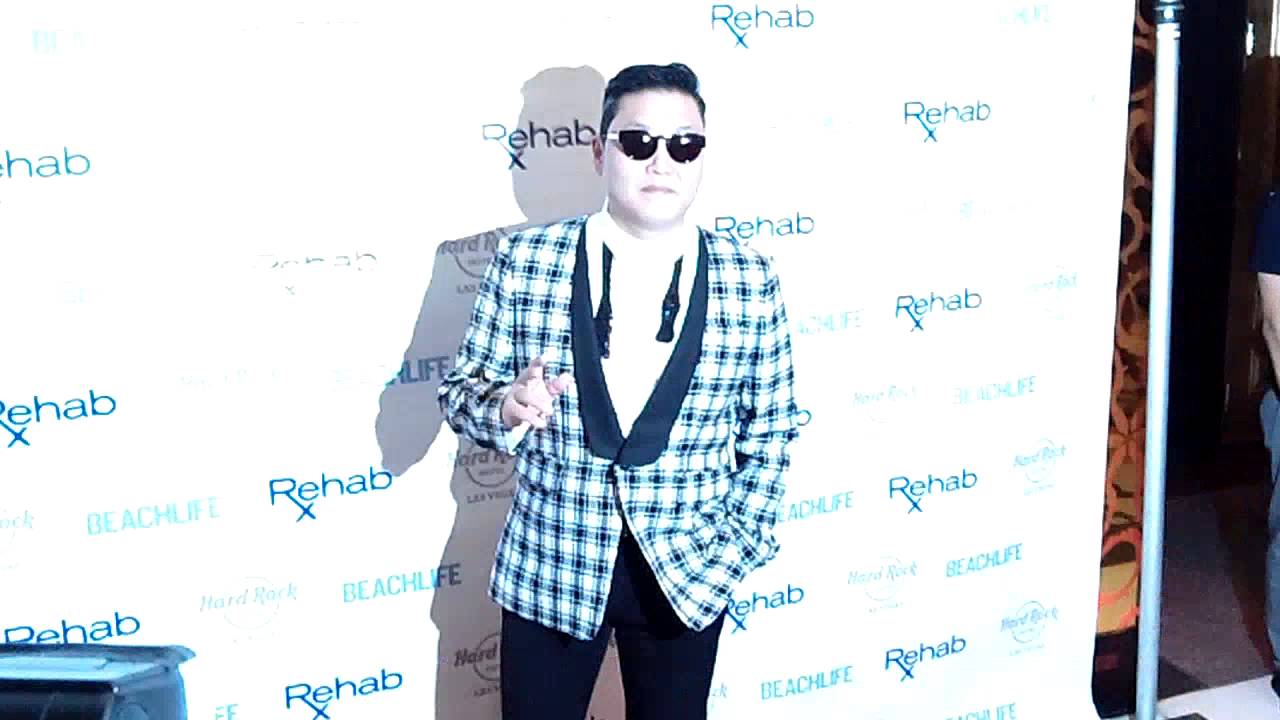 Psy Oppa Rapper of Gangnam Style at Rehab Hard Rock Las Vegas 10-21-12 ...