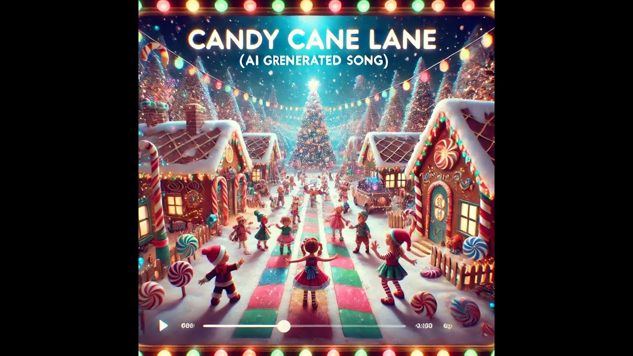 🎄 Candy Cane Lane - Magical Christmas Song 🎶 | A Sweet Holiday ...