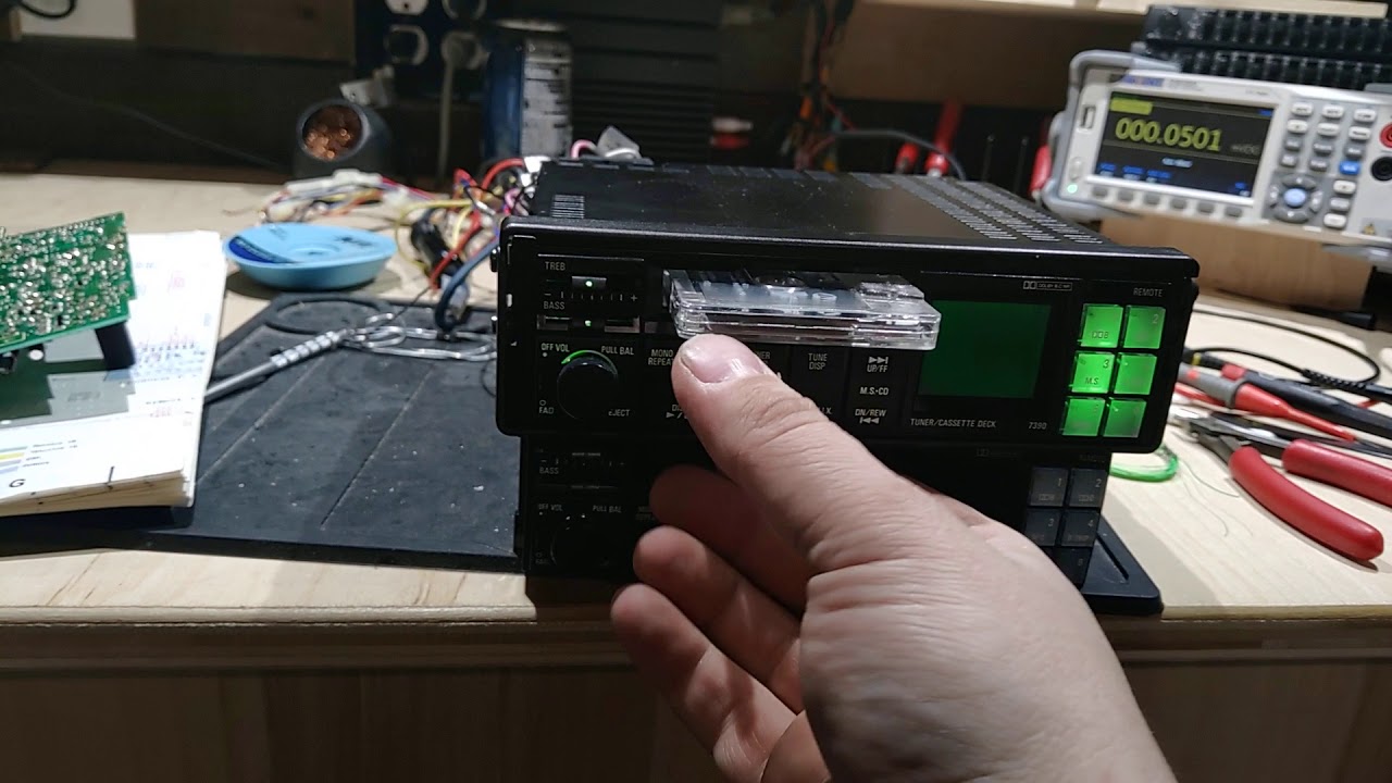 Alpine 7390 repair - YouTube