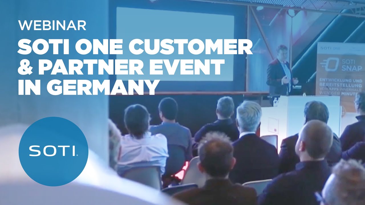 SOTI ONE Platform: Customer and Partner Event in Germany - YouTube