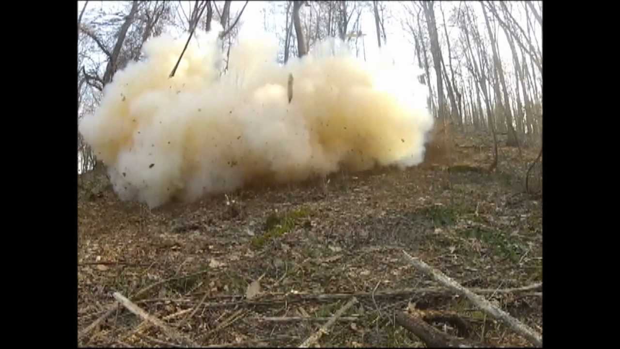 Blowing up a Tree with Tannerite - YouTube