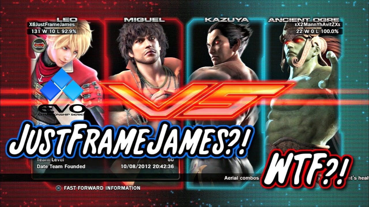 Tekken Tag Tournament 2 (TTT2) - Fighting VS JustFrameJames?! | Rank ...