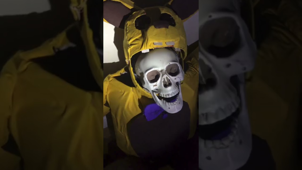 FNaF in real life (Halloween special) #shorts Springlock failure | Real ...