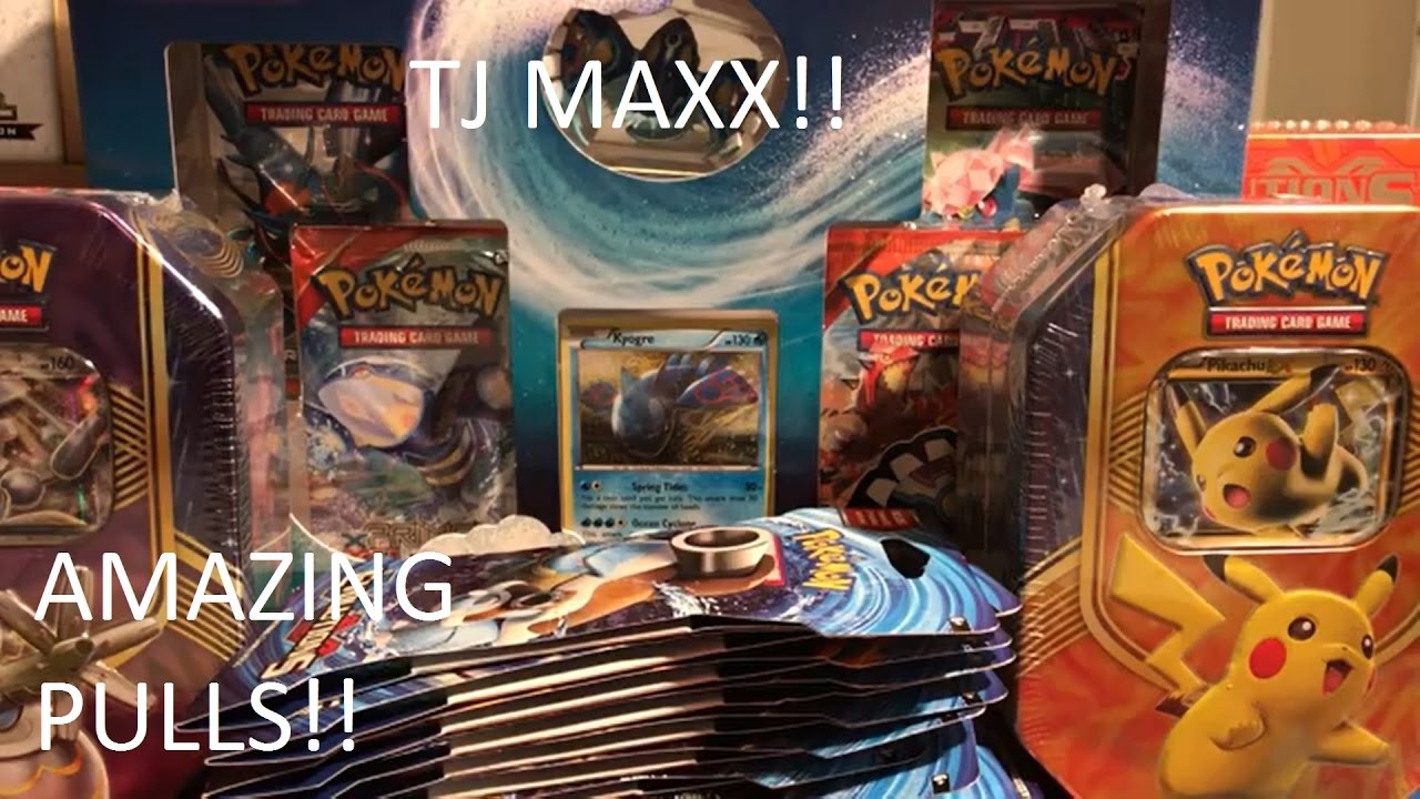 TJ MAXX MASSIVE POKÉMON CARDS OPENING! AMAZING PULLS!!! - YouTube