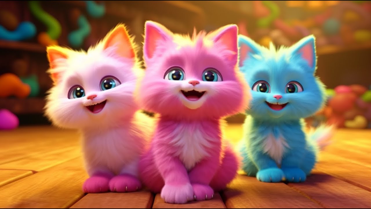 New - Three Little Cat 😻 - Baby songs - Nursery Rhymes & Kids Songs ...