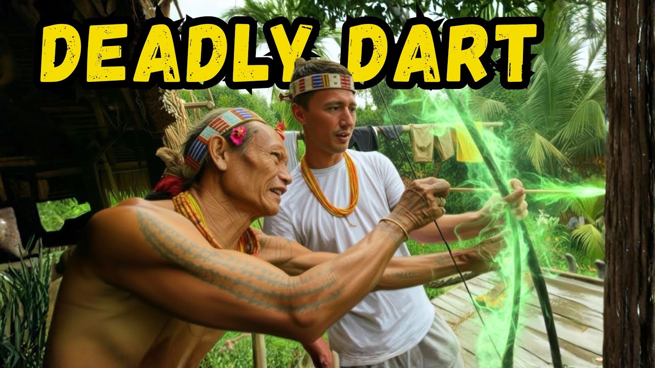 Making Tribal Poison Dart Bow & Arrows 🇮🇩 - YouTube