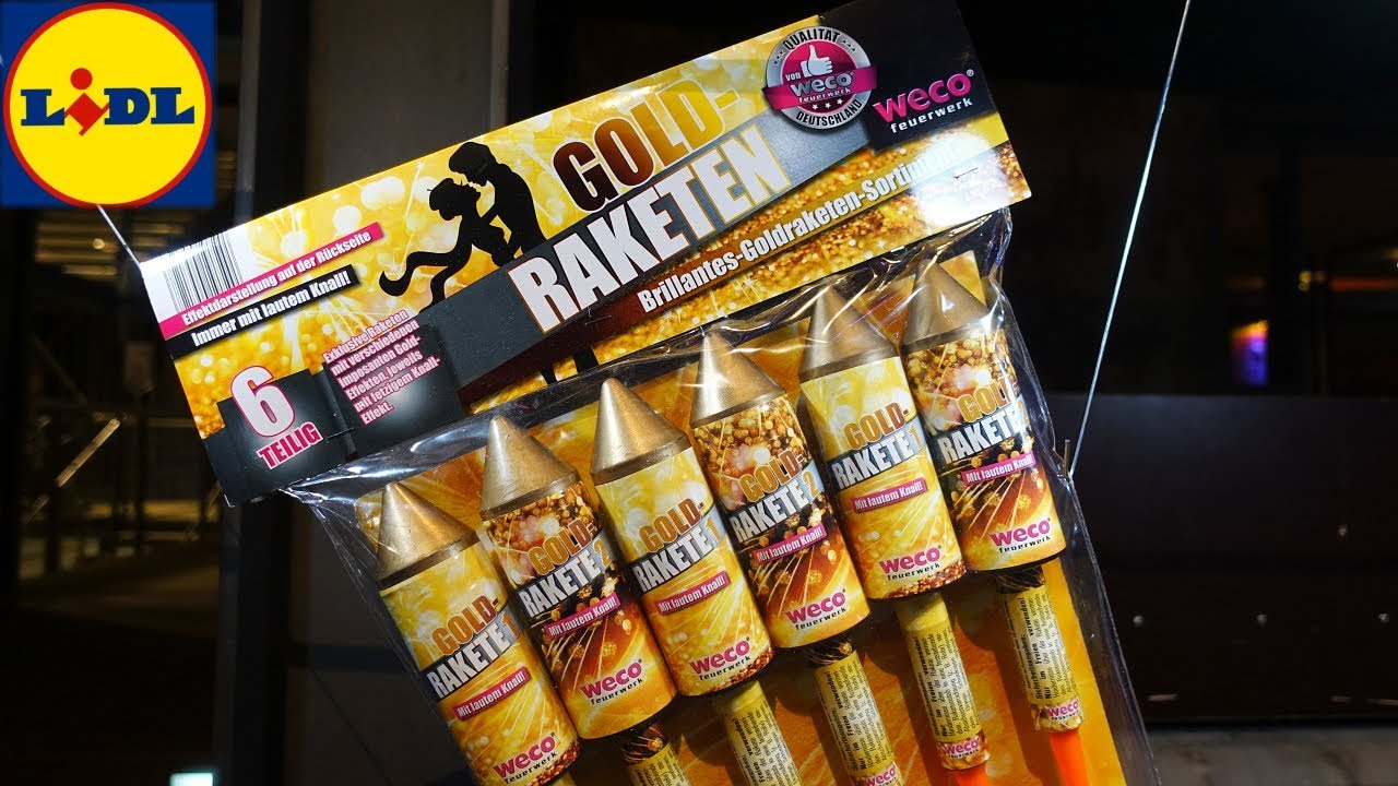 Weco Gold Raketen | Charge 2018 | Lidl GOLD Raketen | 8,99 € [Full HD ...