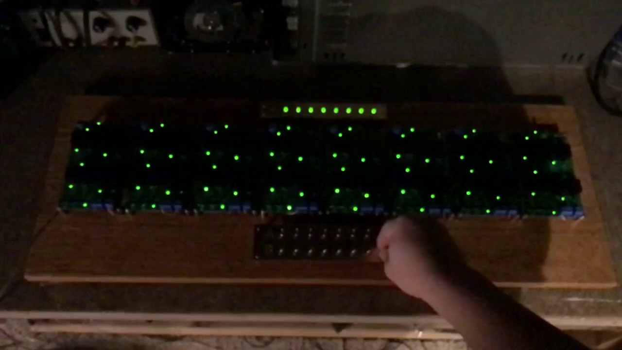 Relay Logic Binary Addition Machine in Slow Motion - YouTube