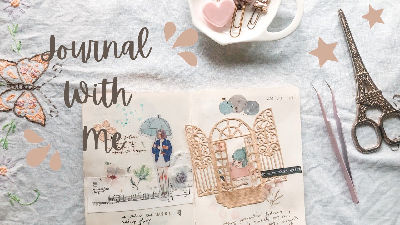 Journal With Me | Pretty Journal | No Talking - YouTube