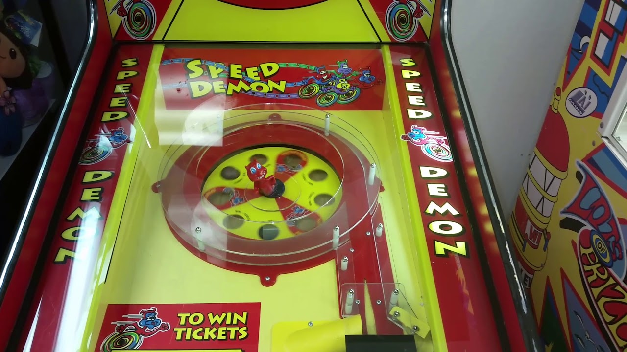 Playing the Speed Demon At The Prize Zone Arcade - YouTube