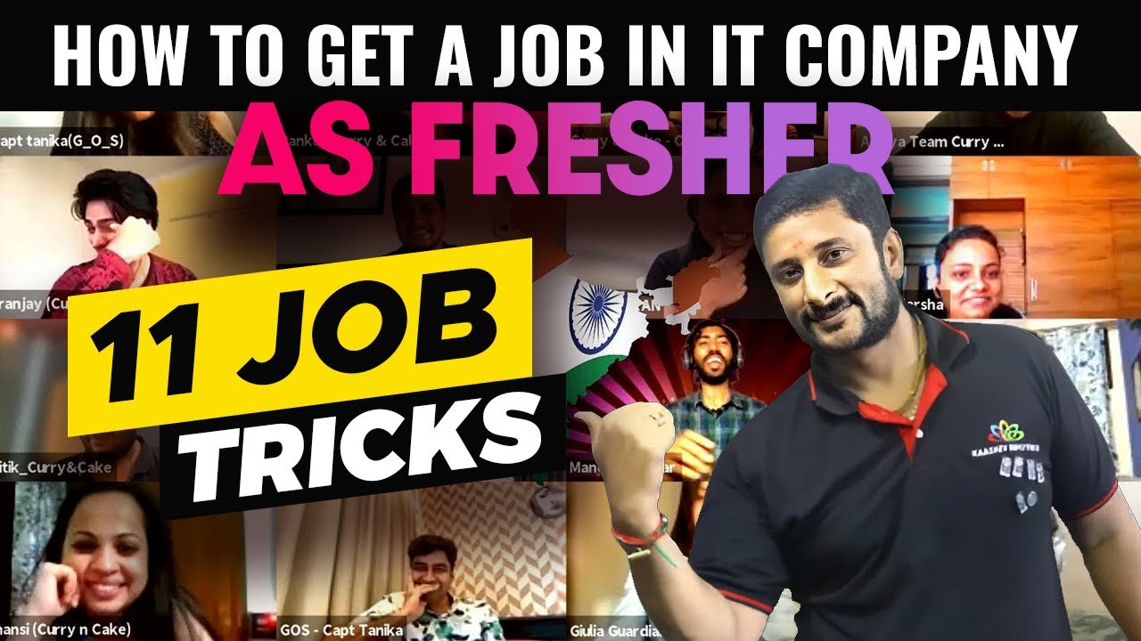 🪂11 Job Tricks - How to get a Job in IT Company as Fresher - 😮IT ...