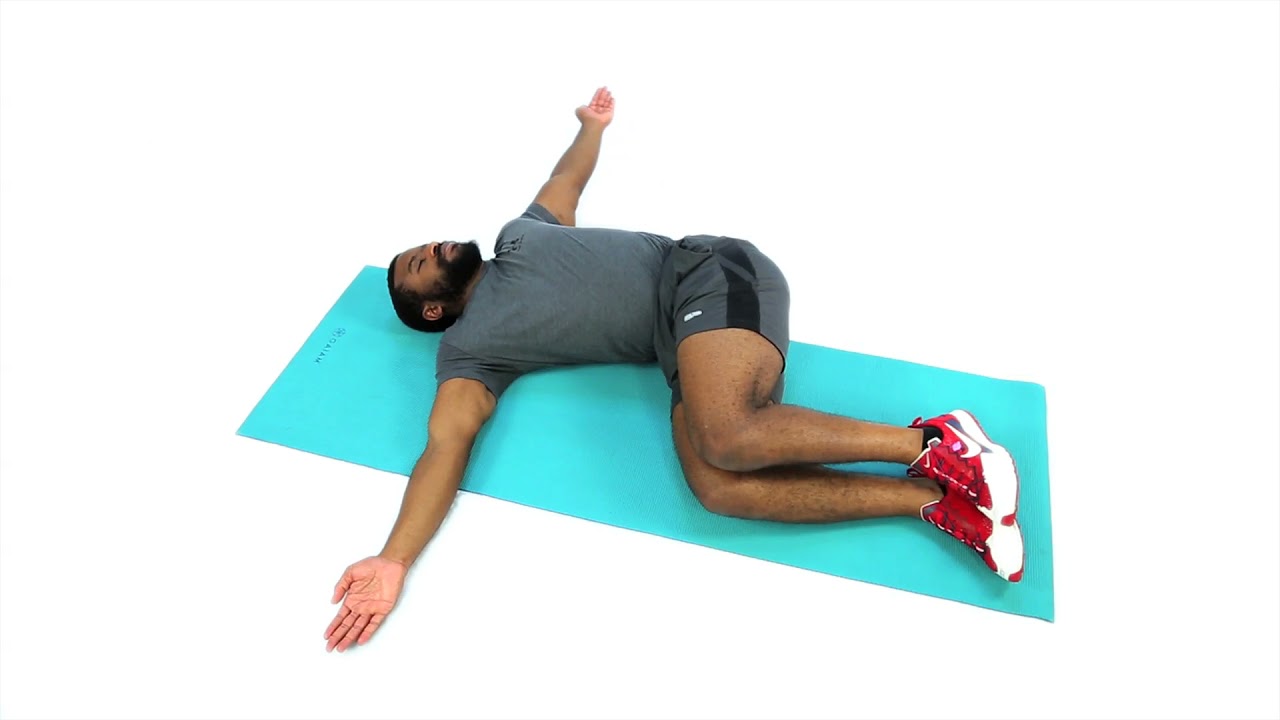 How To Do Side Lying Thoracic Rotation | Stretching Demo - YouTube