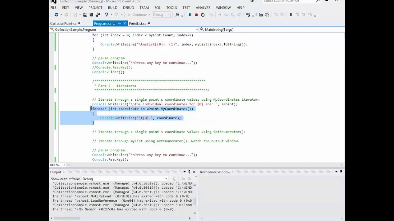 Collections In C Part 2 Iterators Youtube 4432