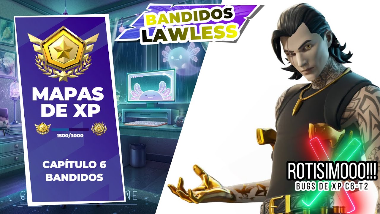 💙 GANA +200K DE XP 🔱 EN FORTNITE RAPIDO CON ESTE MAPA DE XP CAPITULO 6 ...