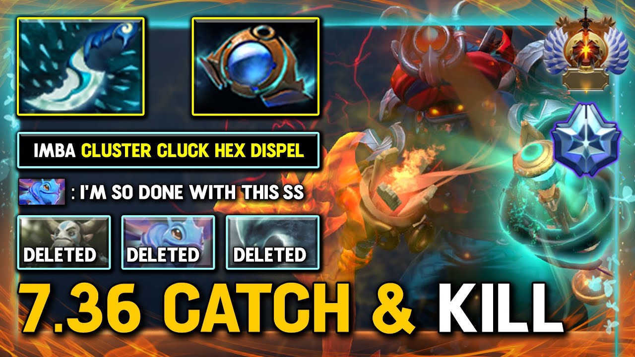 7.36 CATCH & KILL Support Shadow Shaman With FACET Cluster Cluck Hex ...