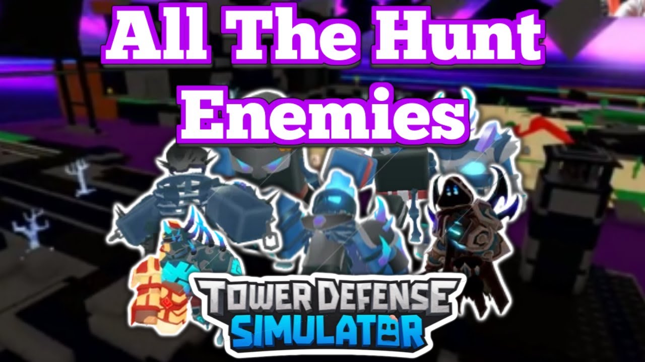 ALL The Hunt Event Enemies - Tower Defense Simulator - YouTube