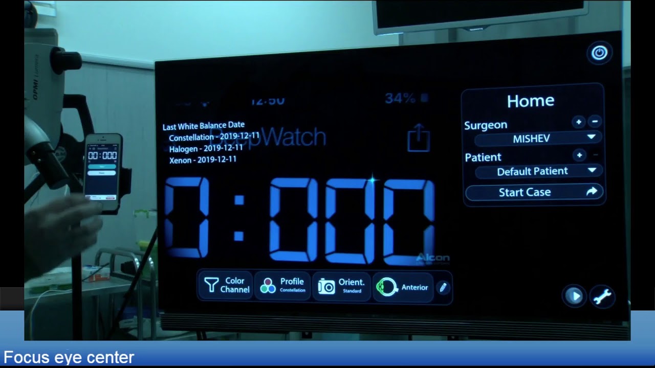 The original Alcon Ngenuity 3D latency of 84 ms Lukan Mishev Live ...