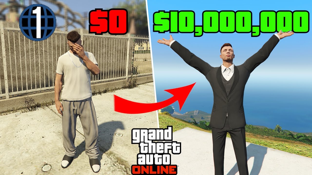 How to Make $10,000,000 Starting From Level 1 In GTA Online! (Beginner ...