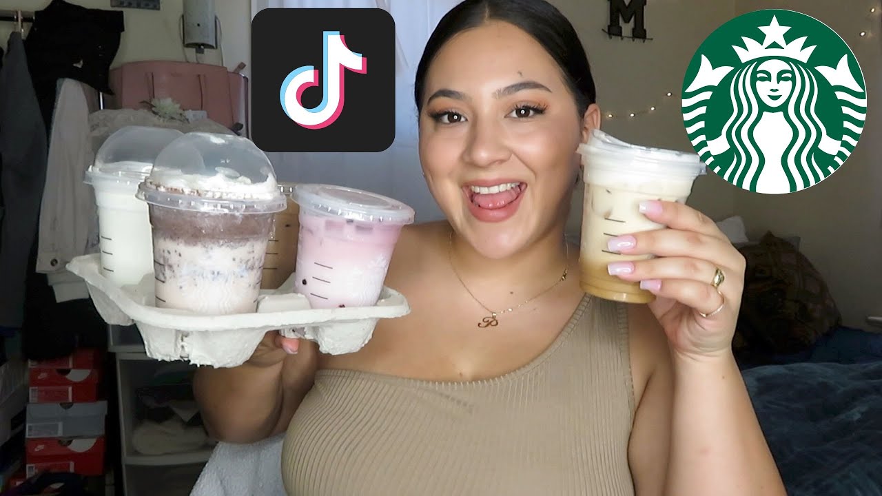Taste Testing Viral Starbucks Drinks From Tiktok I Almost Threw Up