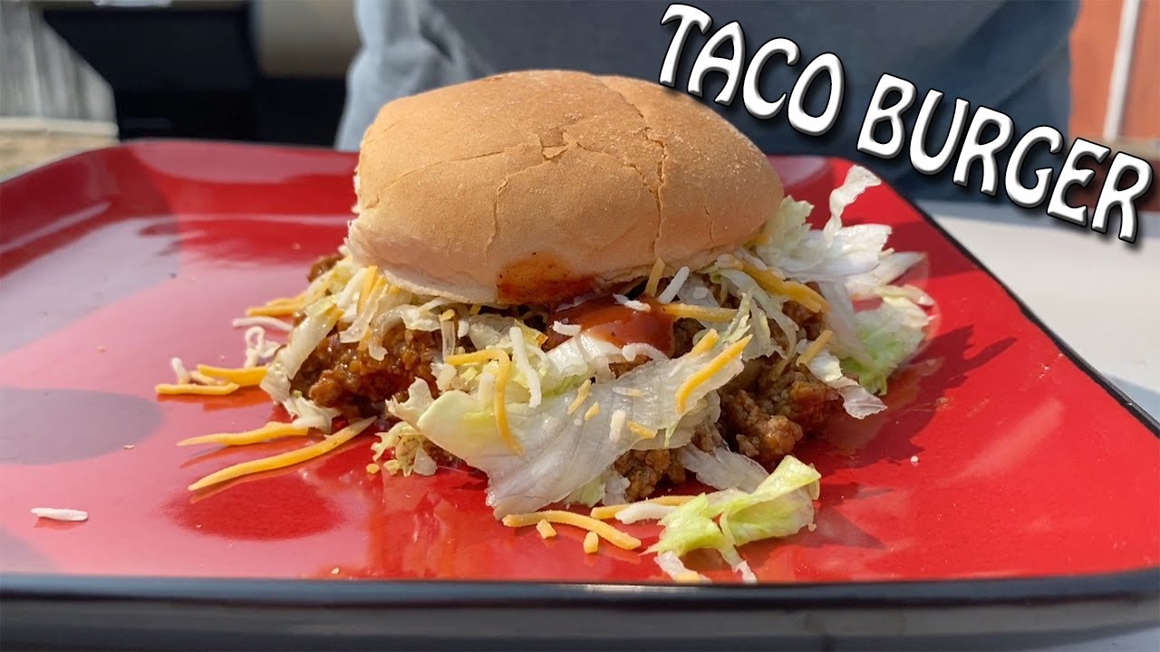 How To Make The Best | Taco Burger | Bun Taco - YouTube