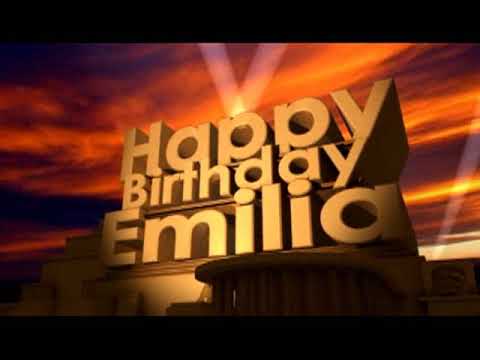Happy Birthday Emilia