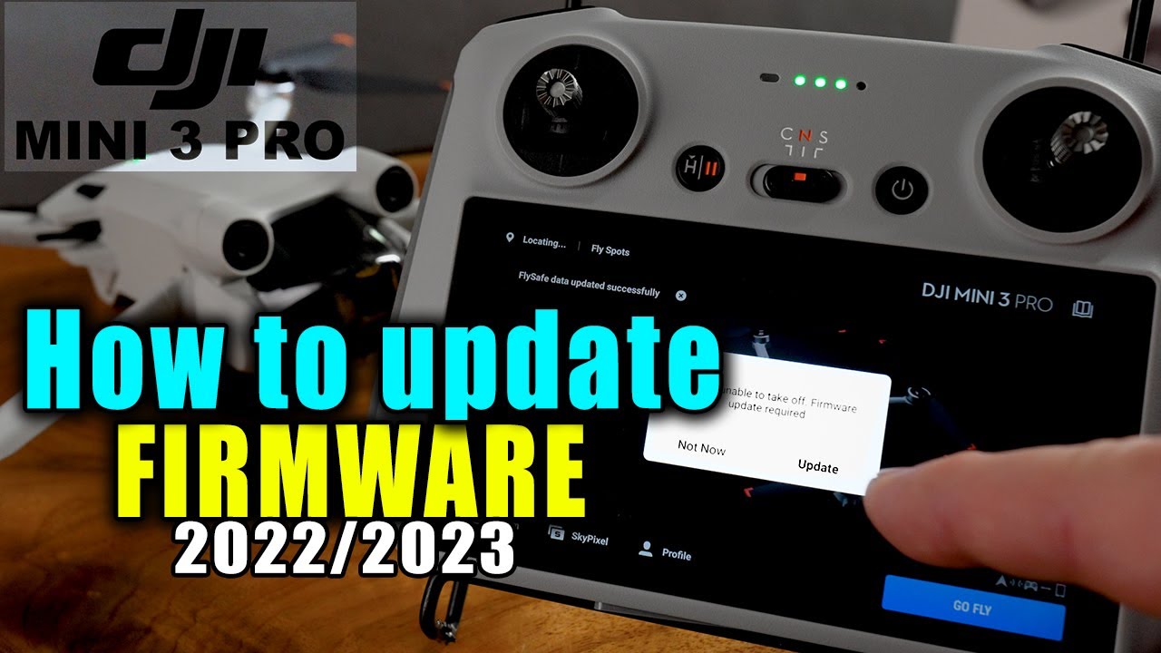 DJI mini 3 pro firmware Update 1 + New Update - YouTube