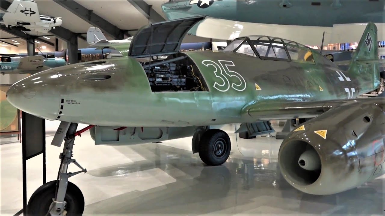 Original Messerschmitt Me 262 two seater "White 35" WALKAROUND - YouTube