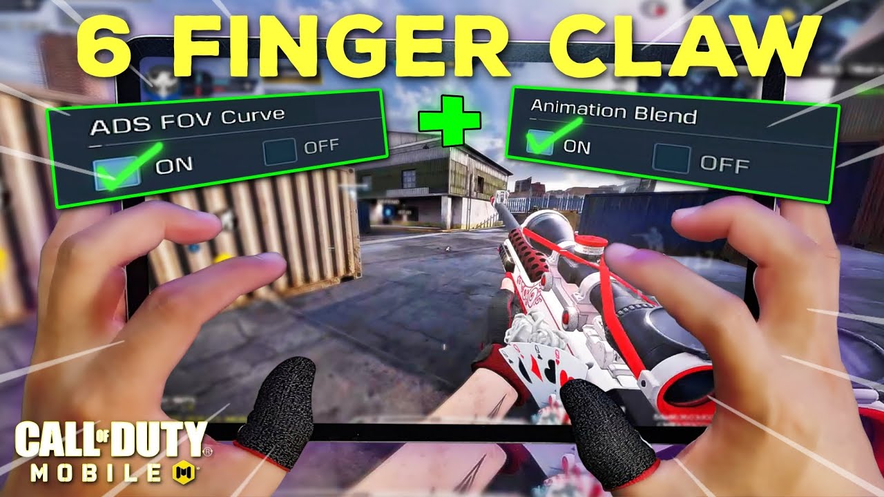 SNIPER 6 FINGER CLAW HUD LAYOUT + NEW SETTINGS (iPad Pro M1 HANDCAM ...