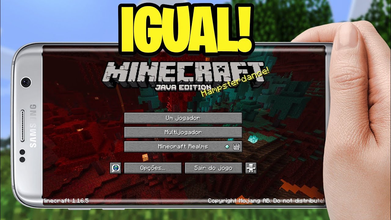 Como deixar seu Minecraft PE igual o Minecraft de PC!! - YouTube