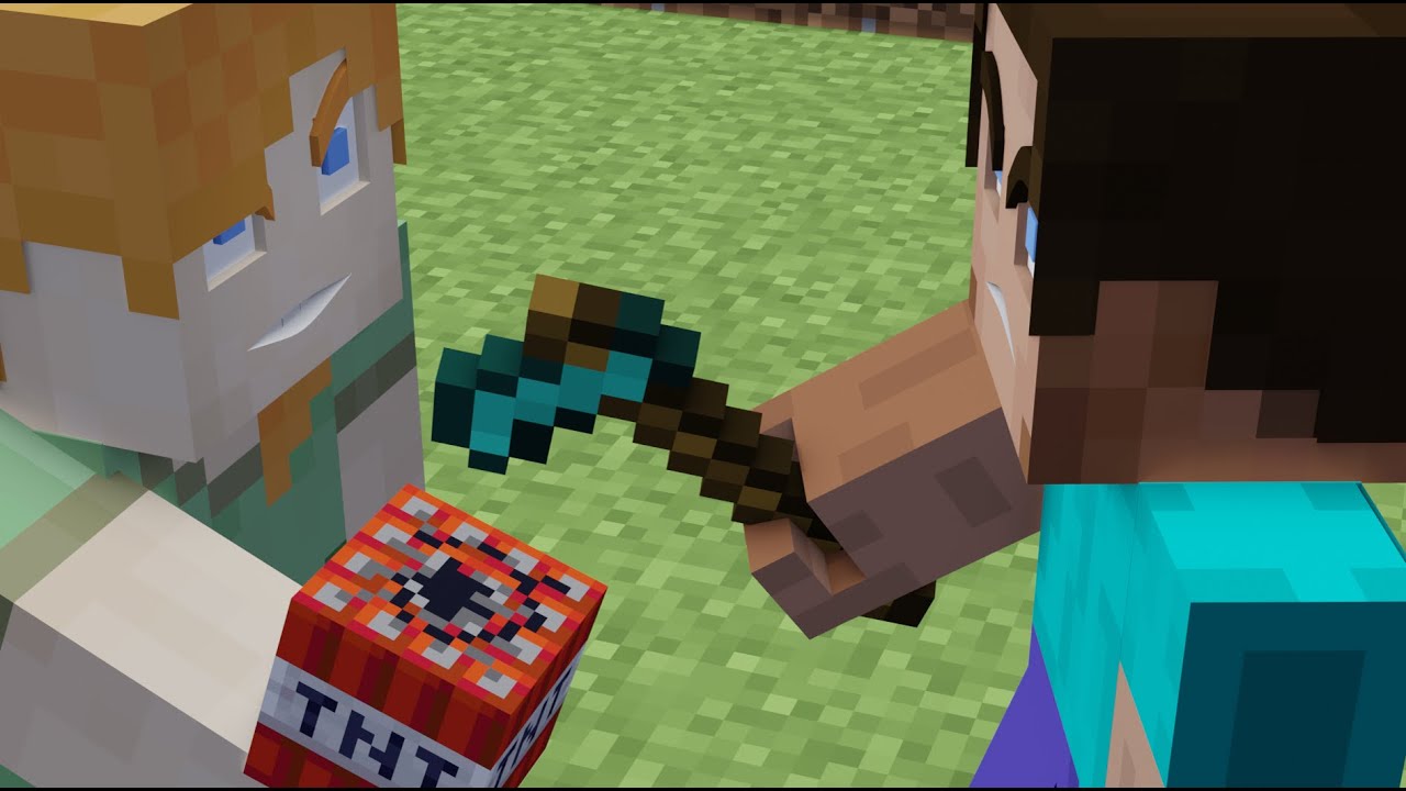 Steve VS Alex (Minecraft Animation) - YouTube