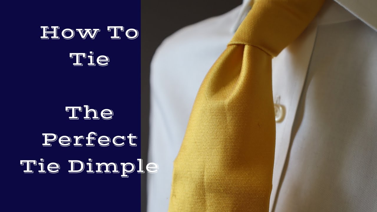 How To Tie The Perfect Tie Dimple |CEO’S LEGACY Bespoke Shirtmakers # ...