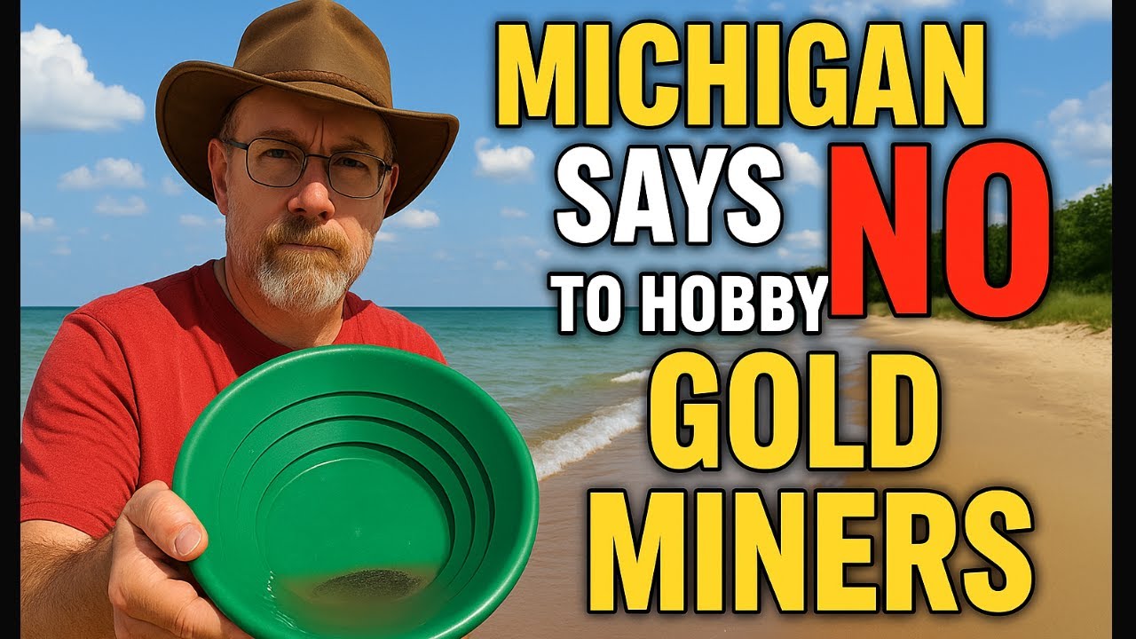 Michigan Says No to Hobby Gold Panning. Miners Ask Why? - YouTube