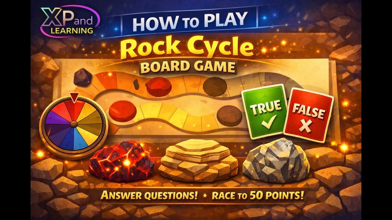 Rock Cycle Spinner Board Game — Full Gameplay Walkthrough | Igneous ...