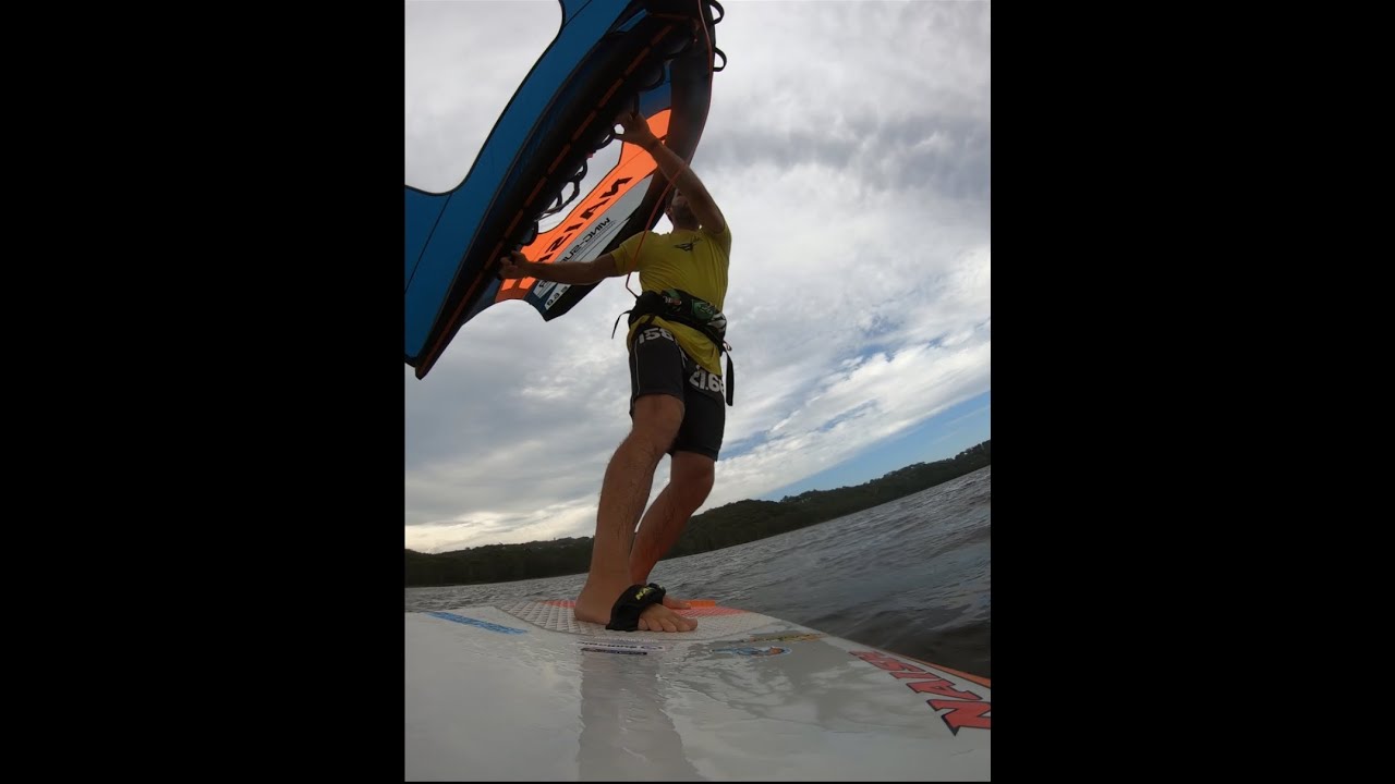 Winging on the Wing-Surfer 6m - YouTube