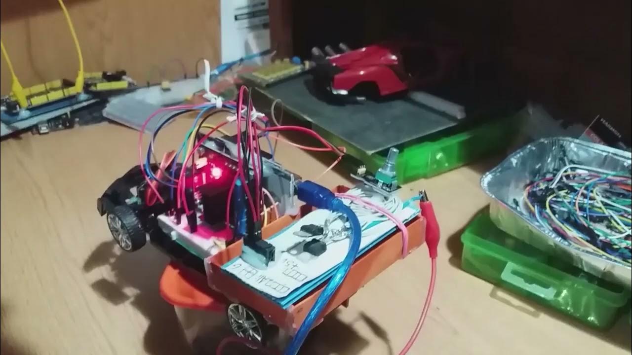 Motor running and speed calculation on my Arduino car. - YouTube