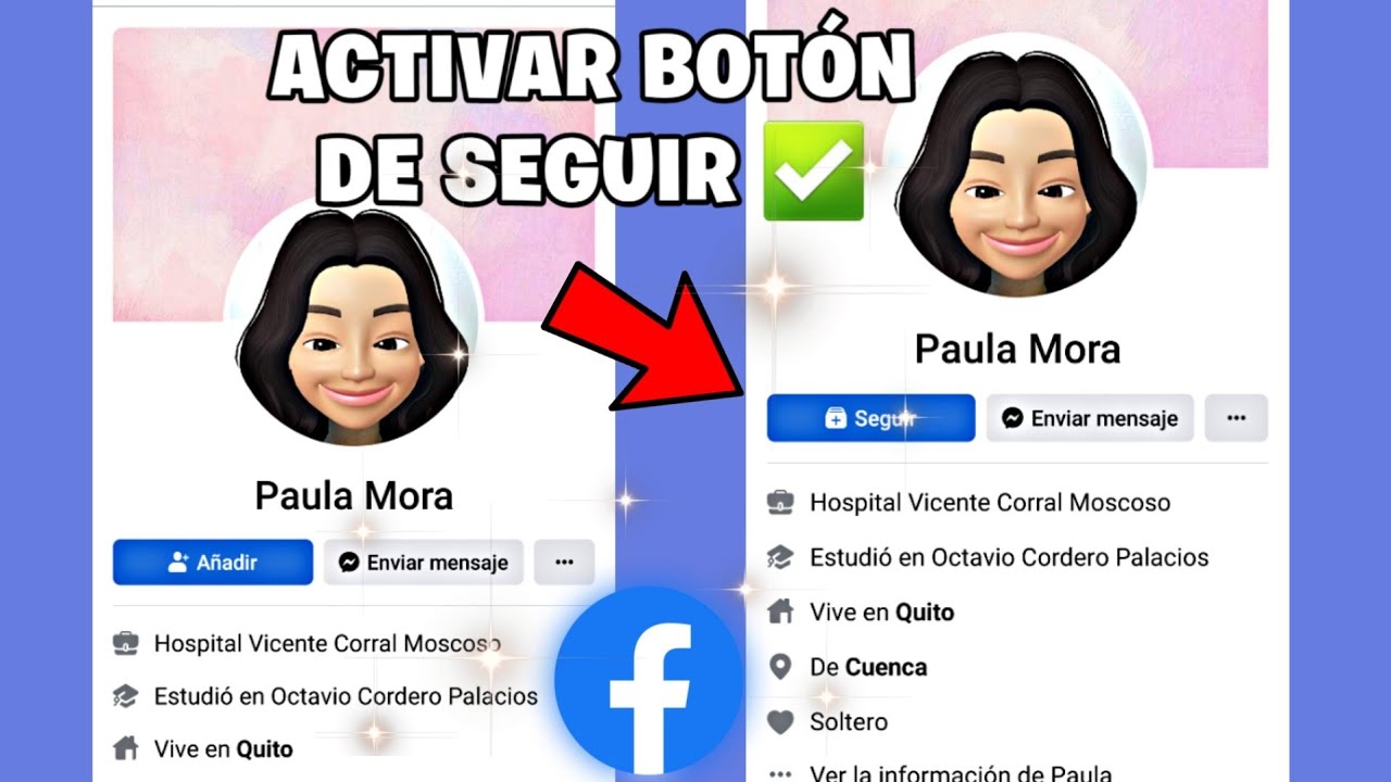 Como ACTIVAR el BOTÓN DE SEGUIR en mi de PERFIL FACEBOOK 2026 💜🤍 - YouTube