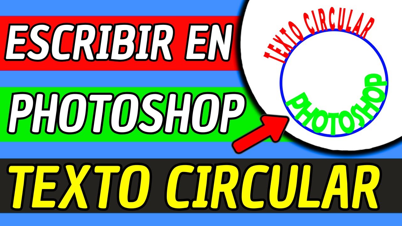 Como Escribir Texto Circular En Photoshop 2026 (Facil Y Rapido) - YouTube