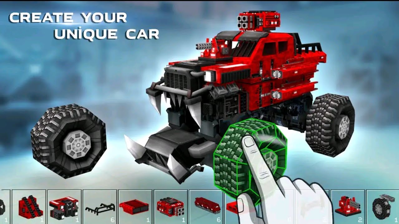 Blocky Cars Tank Game online - Android Gameplay - YouTube