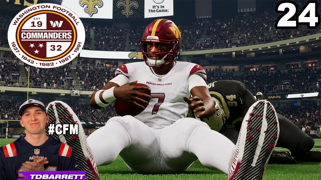 OUR NEW QB IS STRUGGLING IN TDBARRETT CFM!!! Commanders Franchise #24 ...