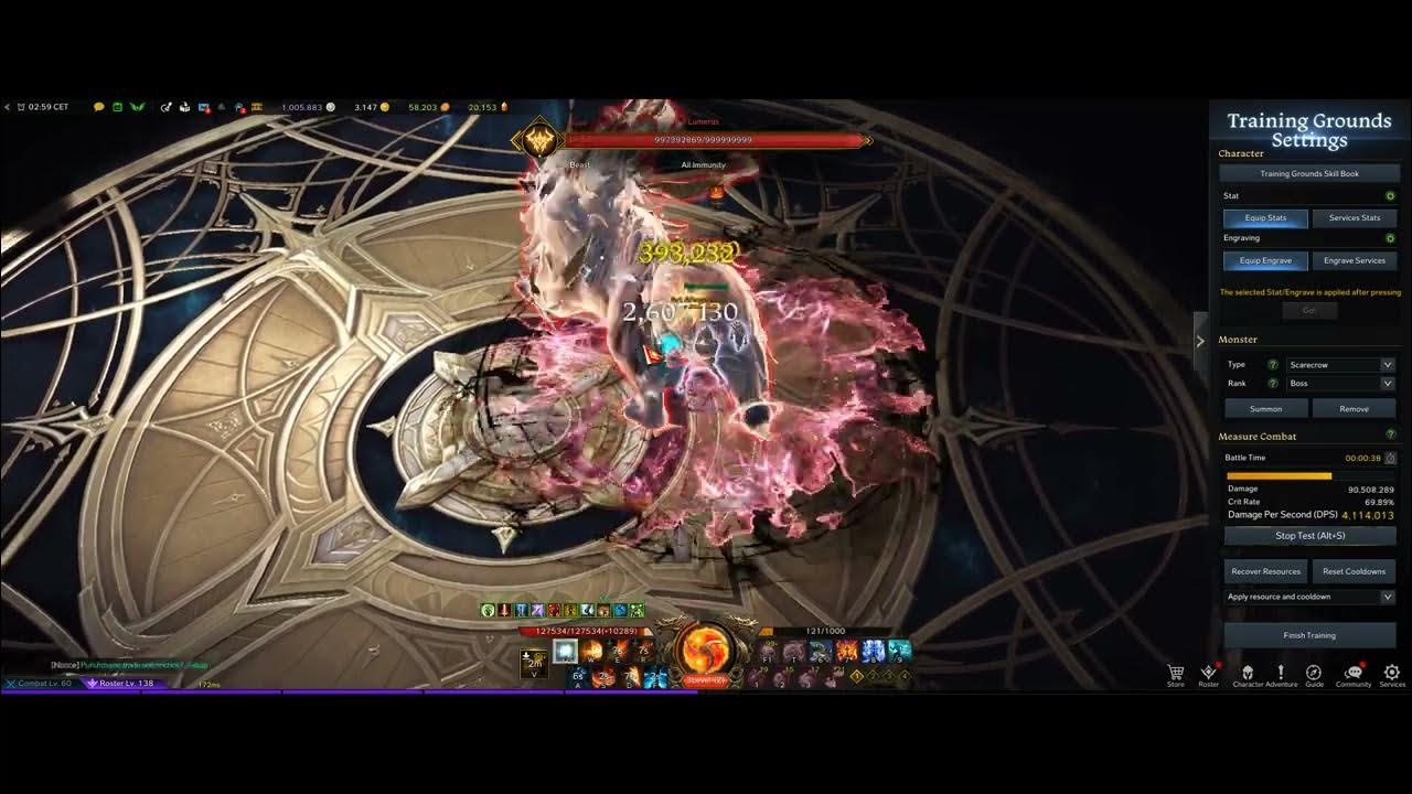 Lost Ark Soulfist EO Full Domifang Set Test Damage Crit Rate 72 lost-ark-soulfist-eo-full-domifang-set-test-damage-crit-rate-72