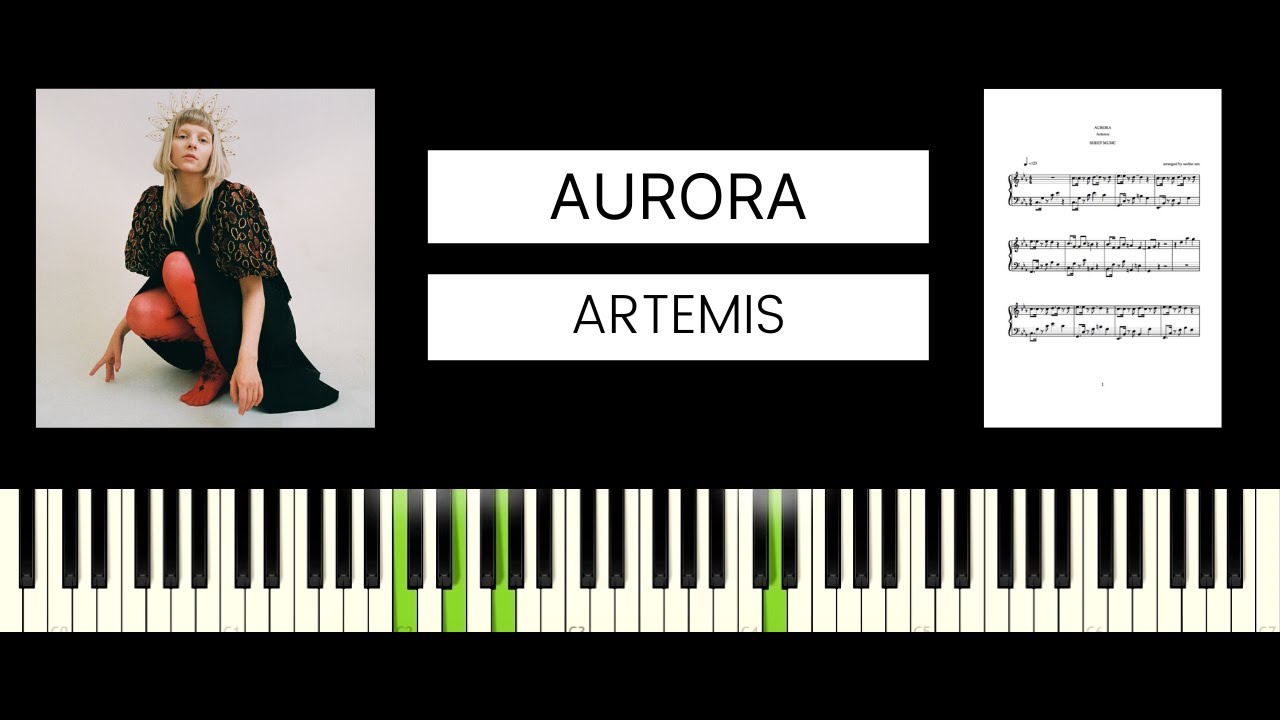 AURORA - Artemis (BEST PIANO TUTORIAL & COVER) - YouTube