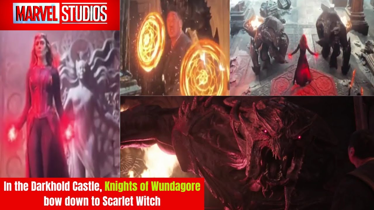 In the Darkhold Castle, Knights of Wundagore bow down to Scarlet Witch ...