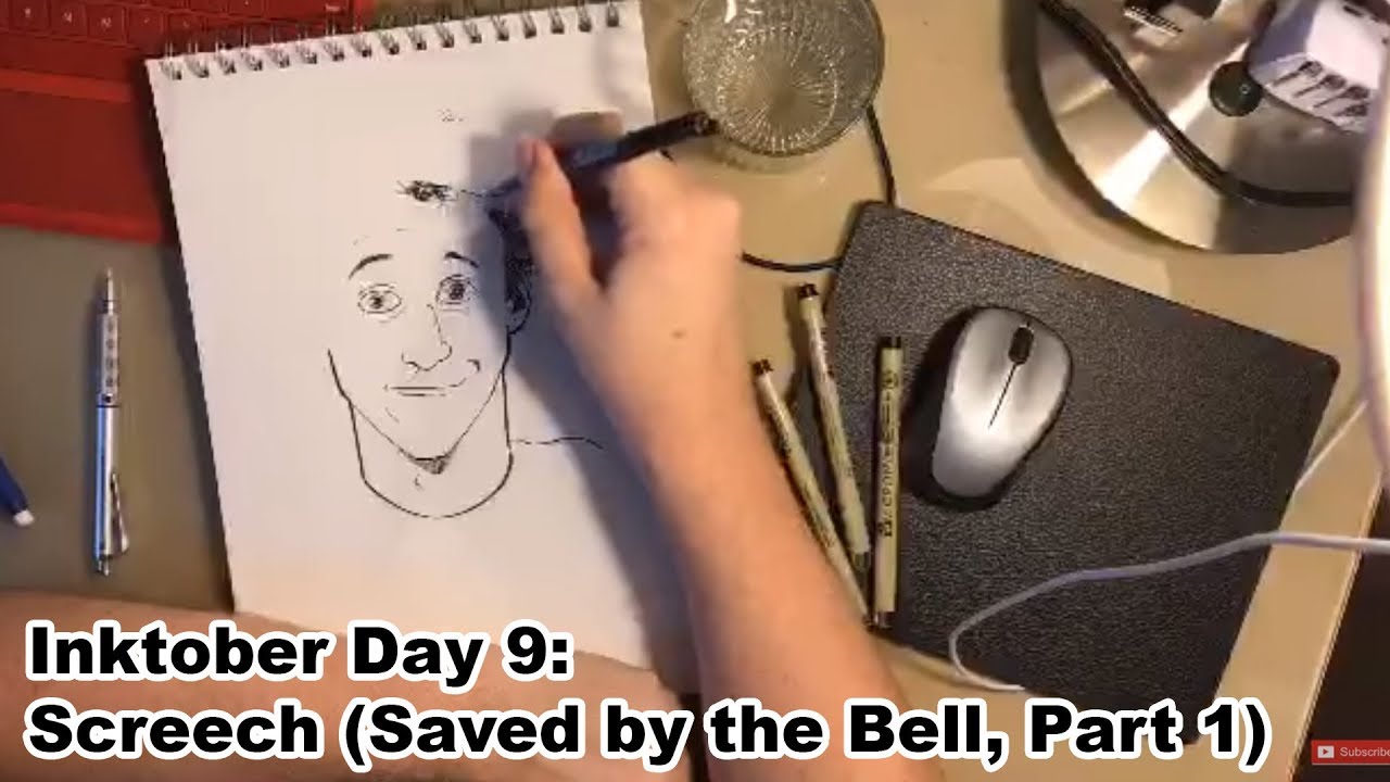 Comic Tropes Inktober Livestream Day 9: Screech (Saved by the Bell ...