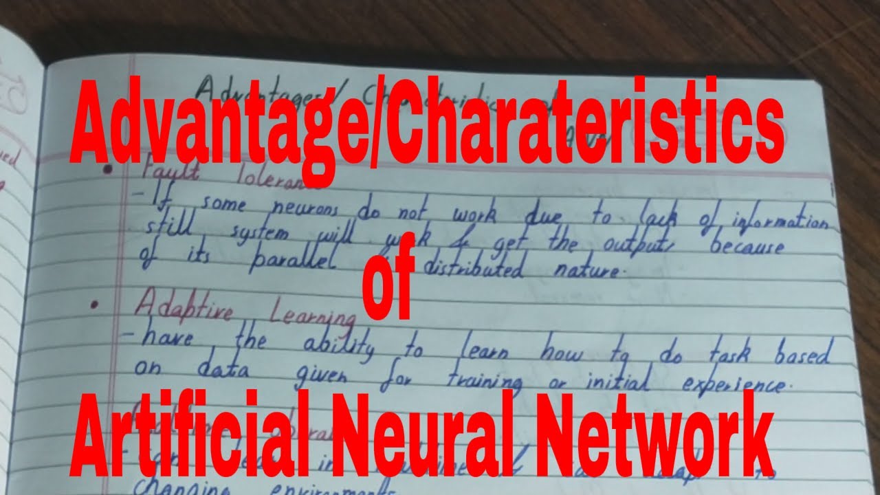 Advantages Of Neural Networks Characteristics Of Neural Networks Advantages Of Neural Networks Characteristics Of Neural Networks