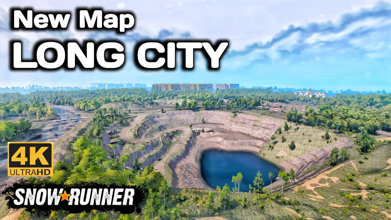 New Map LONG CITY In SnowRunner Season 15 #snowrunner #offroad #truck ...